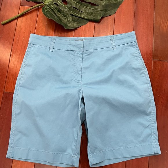 J. Crew | Shorts | J Crew Powder Blue Chino Shorts | Poshmark